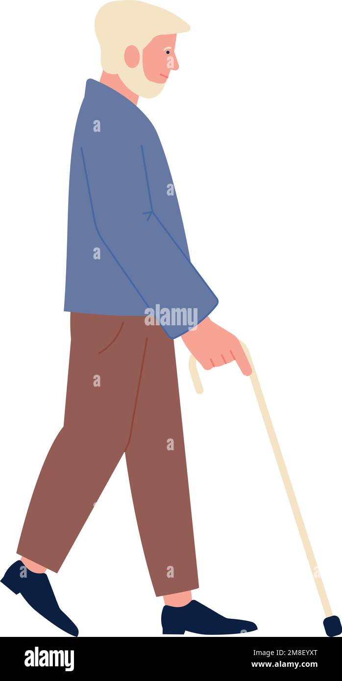 Sad person walk Stock Vector Images - Alamy