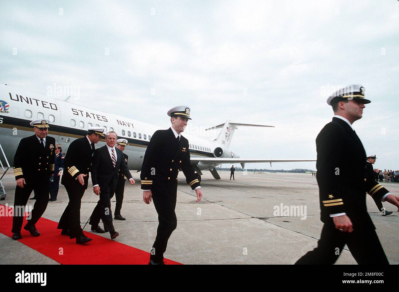 LT. Lawrence Slade and LT. Robert Wetzel walk down the red carpet ...
