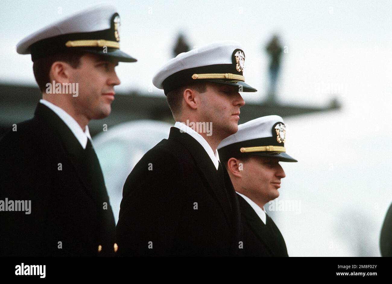 LT. Robert Wetzel, left, LT. Lawrence Slade, center, and LT. Jeffrey ...