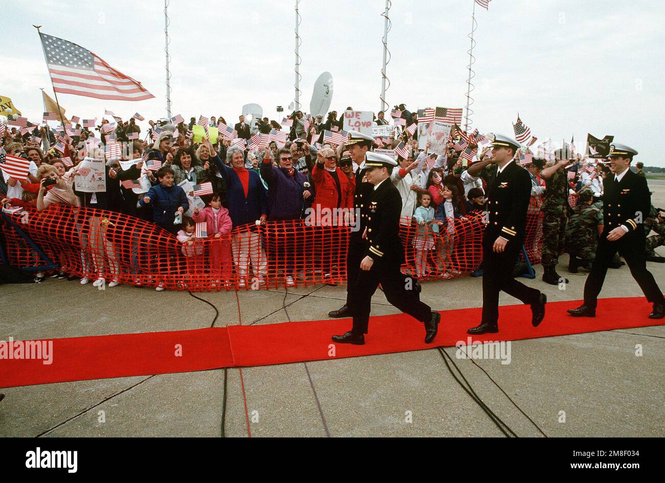 Rear Adm. Paul W. Parcells, commander, Tactical Wings, Atlantic, leads ...