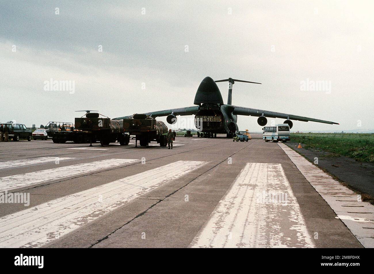 Air Force ground-launched cruise missile (GLCM) transporter-erector ...
