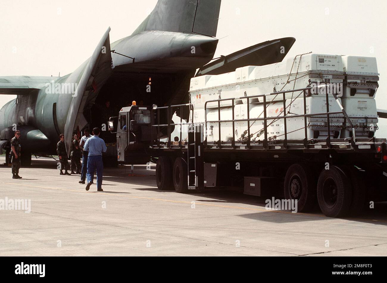 A K-Loader carrying BGM-109 Tomahawk cruise missiles approaches the ...