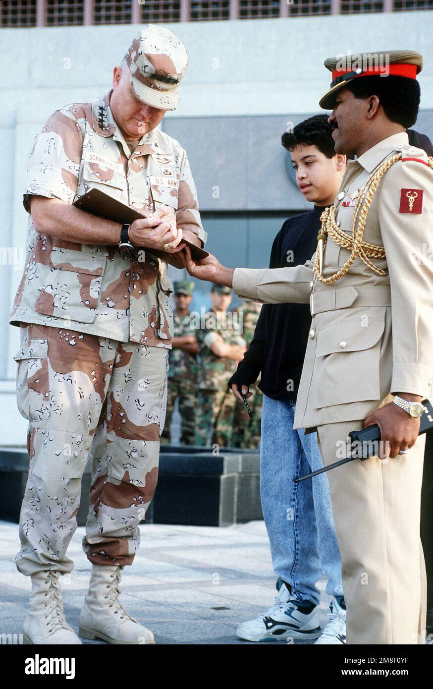 GEN. Norman Schwarzkopf, commander-in-chief, U.S. Central Command ...