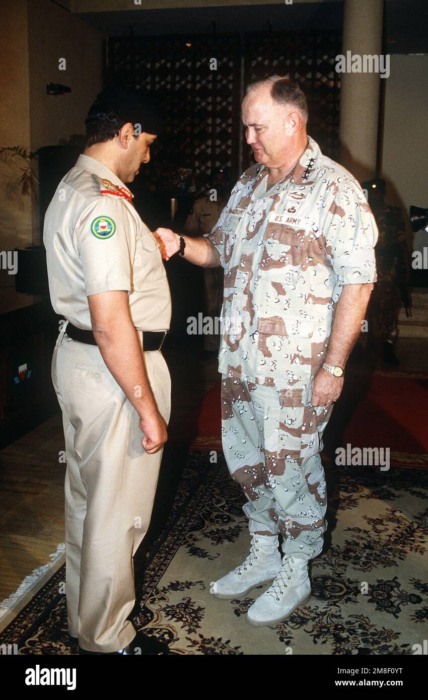 GEN. Norman Schwarzkopf, commander-in-chief, U.S. Central Command ...
