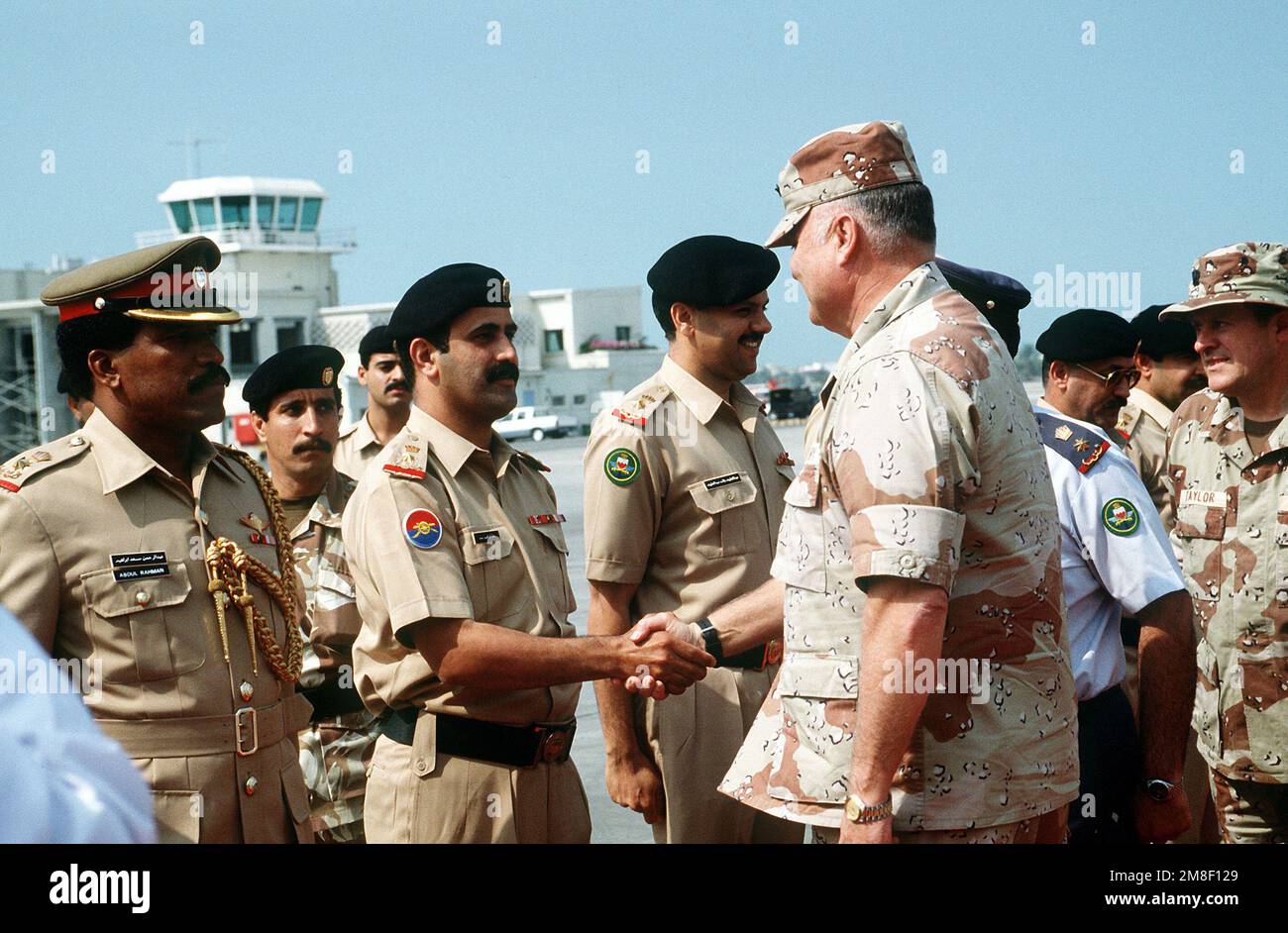GEN. Norman Schwarzkopf, commander-in-chief, U.S. Central Command, is ...
