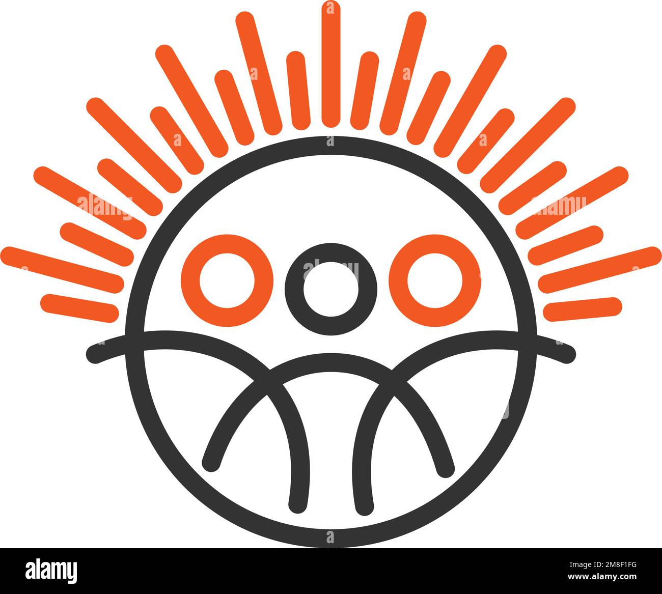 Teamwork family logo template Icon Illustration Brand Identity Stock ...