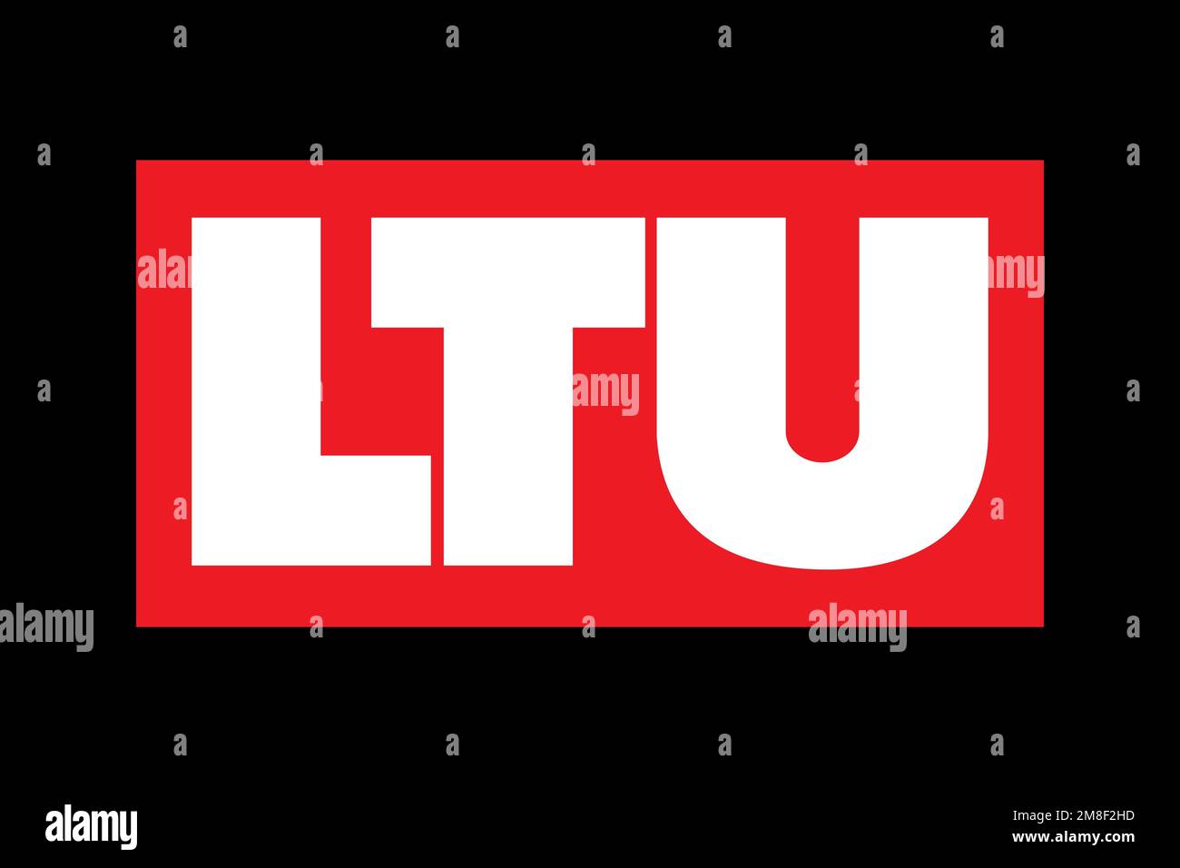 LTU Austria, Logo, Black background Stock Photo - Alamy
