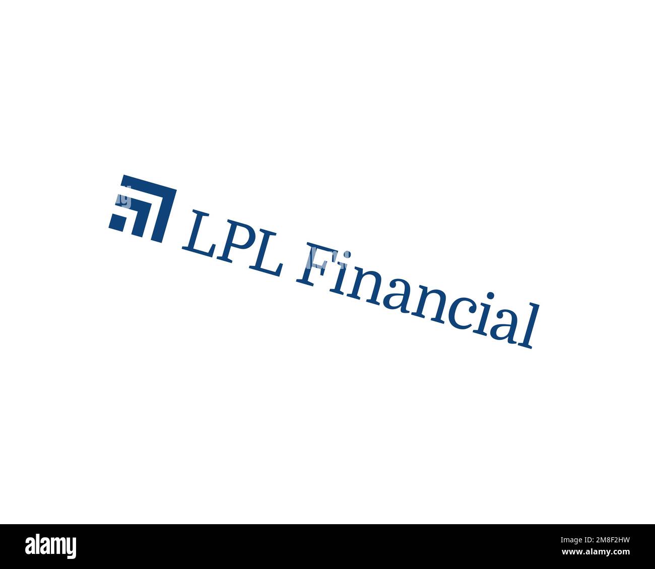LPL Financial, rotated logo, white background B Stock Photo - Alamy