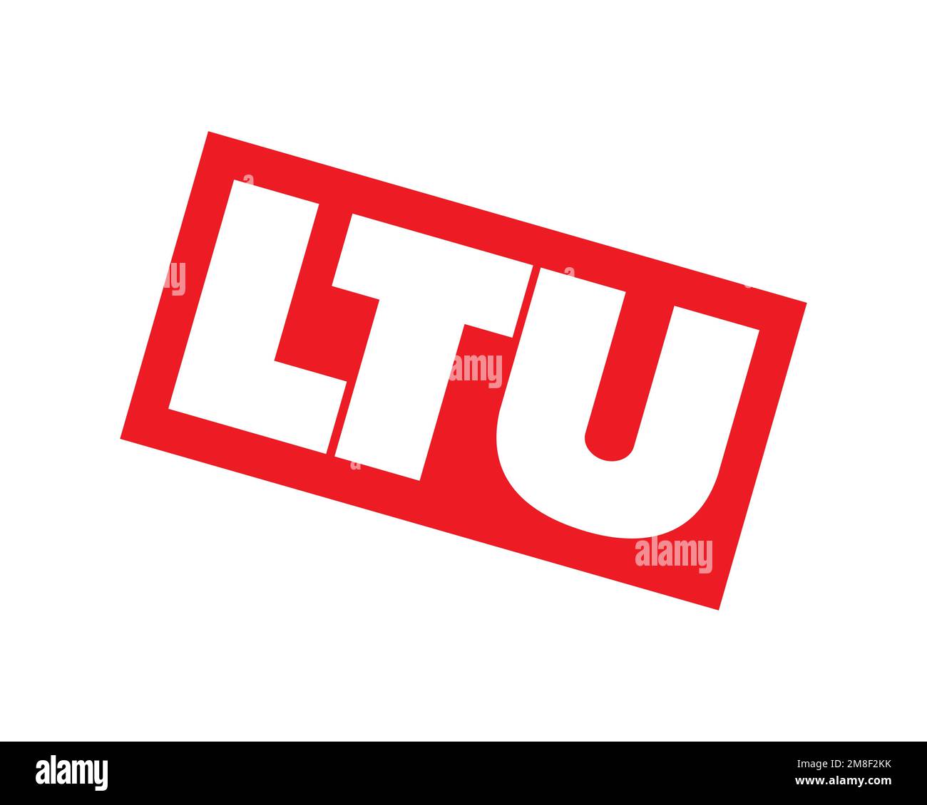 LTU Austria, rotated logo, white background B Stock Photo - Alamy