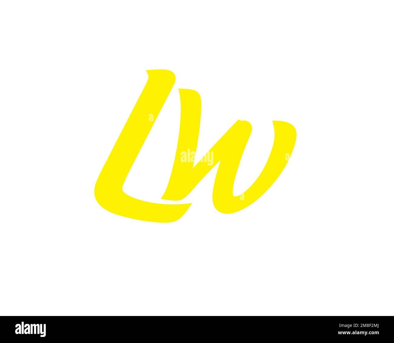 LW Stores, rotated logo, white background B Stock Photo - Alamy