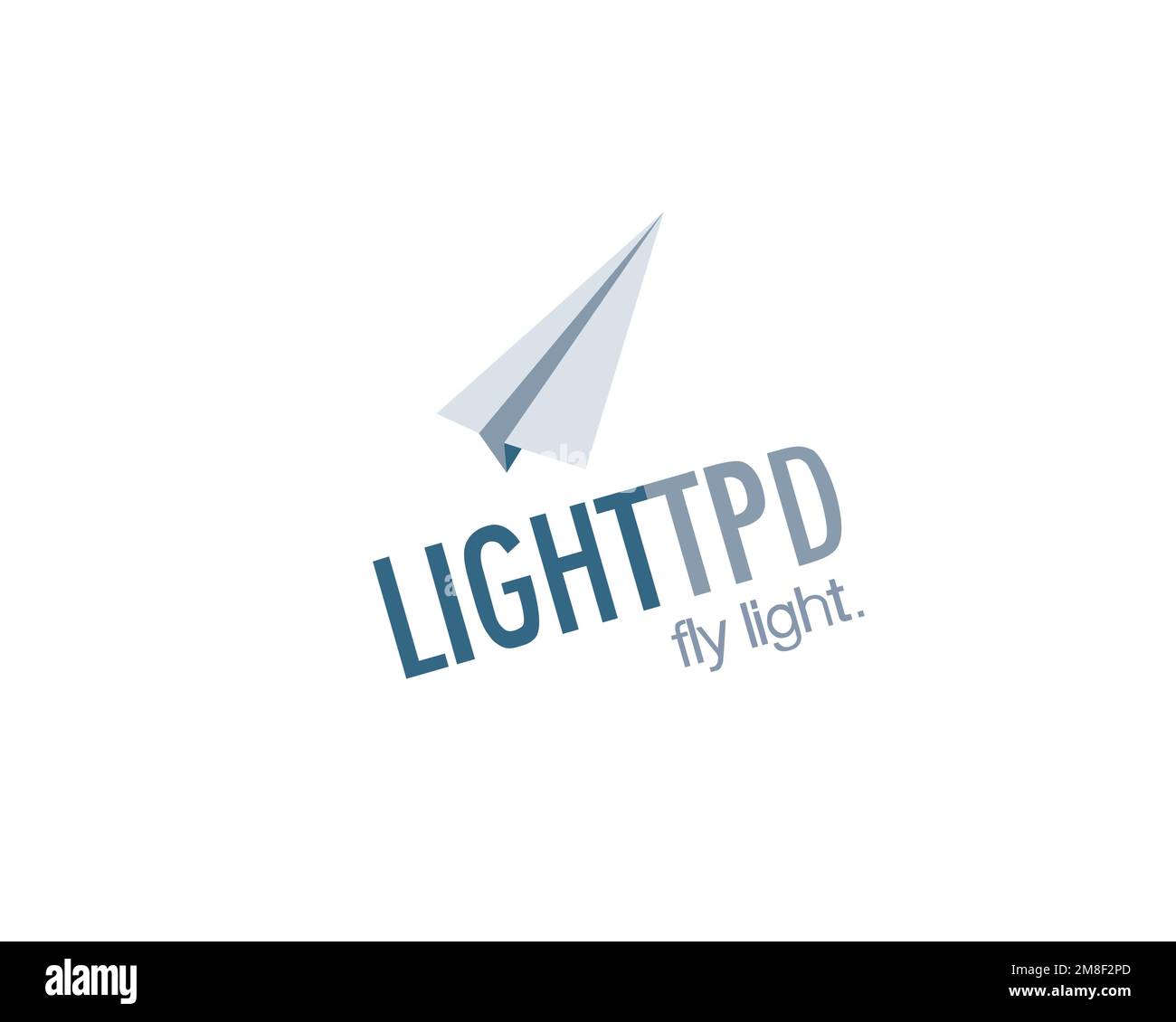 Lighttpd, rotated logo, white background Stock Photo - Alamy