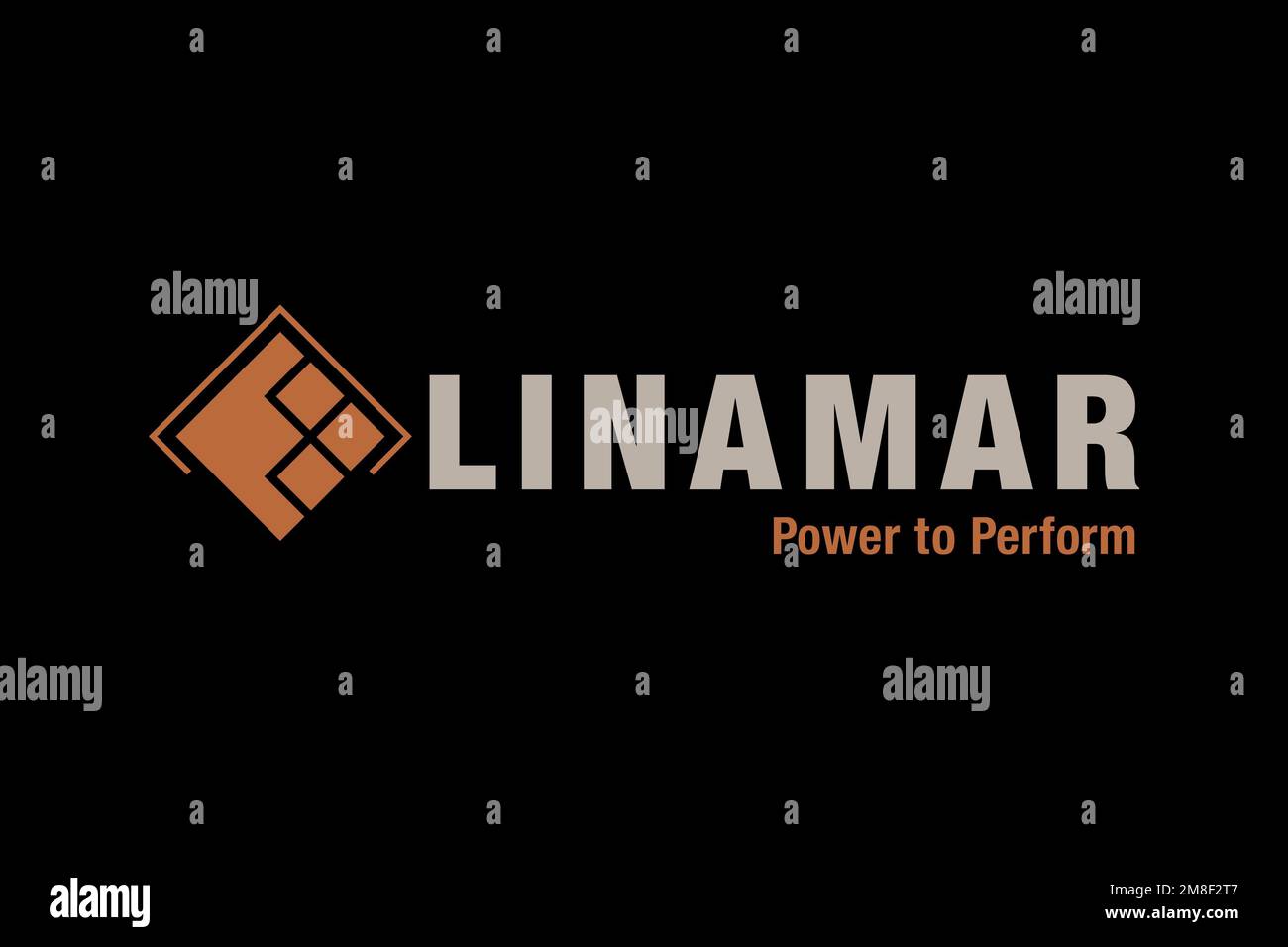 Linamar, Logo, Black background Stock Photo - Alamy