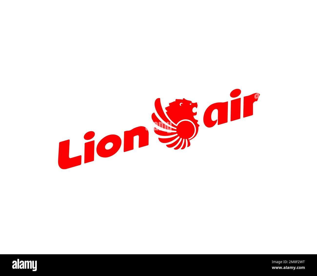 Lion Air, rotated logo, white background Stock Photo - Alamy