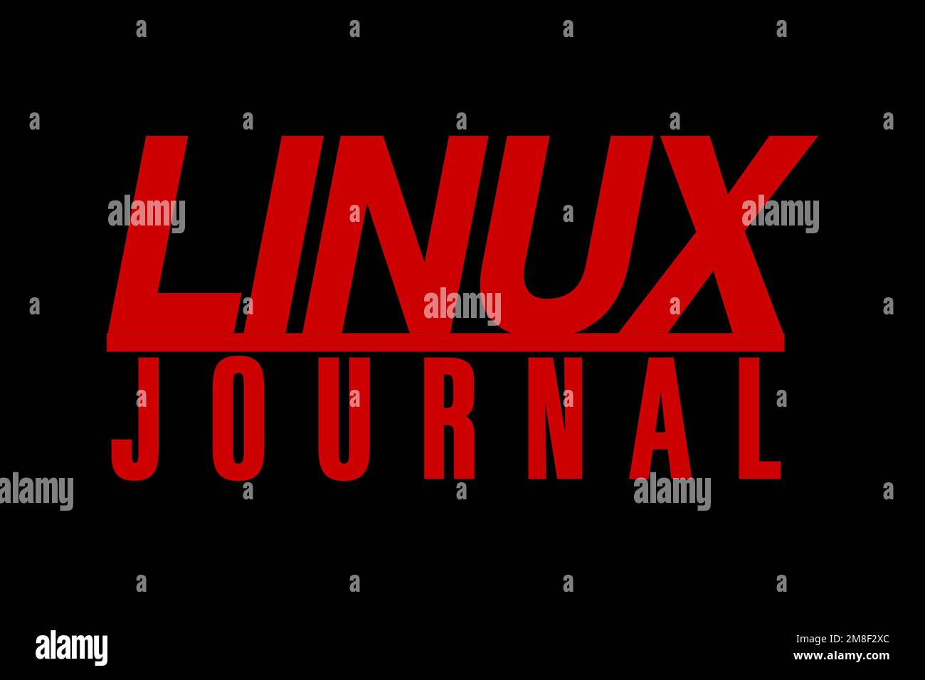 Linux Journal, Logo, Black background Stock Photo - Alamy