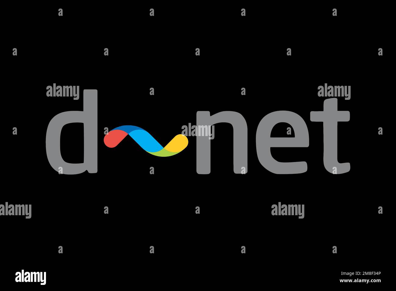 PT Dutakom Wibawa Putra, Logo, Black Background Stock Photo - Alamy