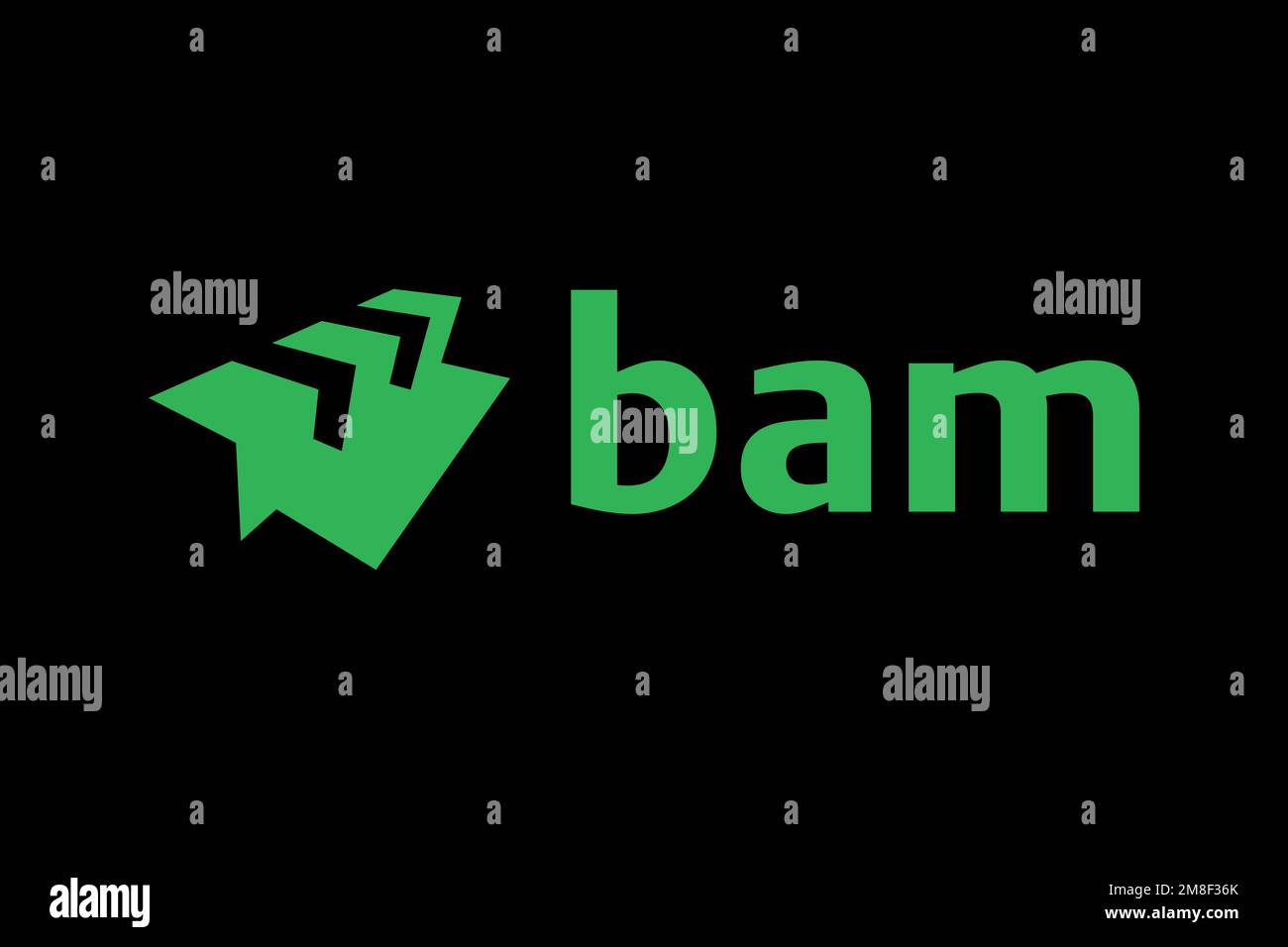Royal BAM Group, Logo, Black background Stock Photo - Alamy