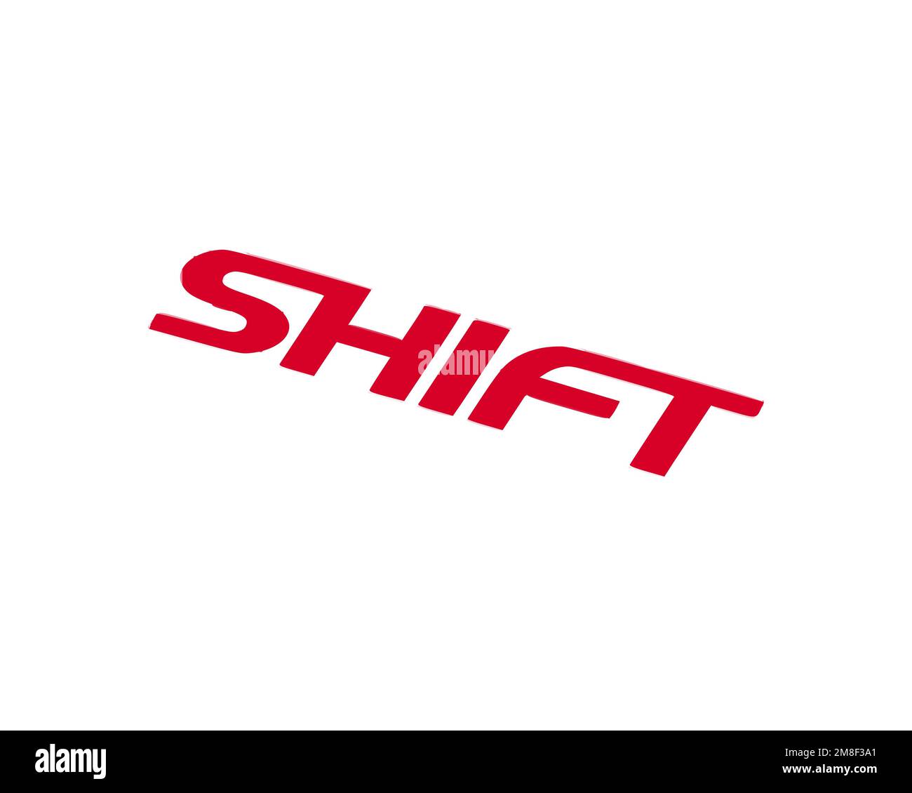SHIFT Inc. rotated logo, white background B Stock Photo - Alamy