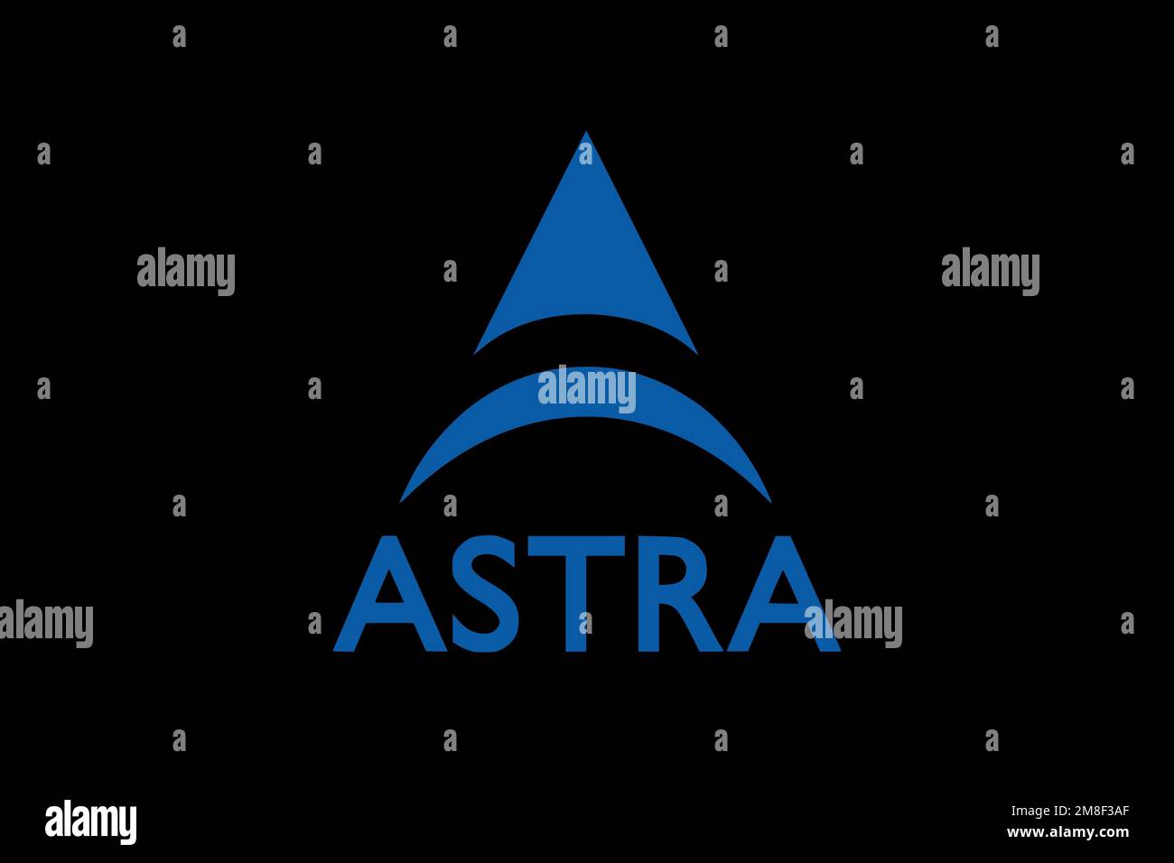SES Astra, Logo, Black background Stock Photo - Alamy