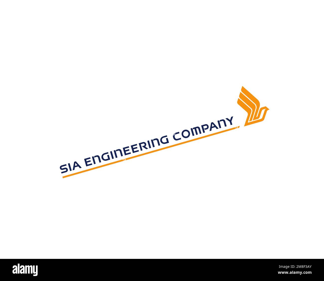 SIA Engineering Company, rotated logo, white background Stock Photo - Alamy