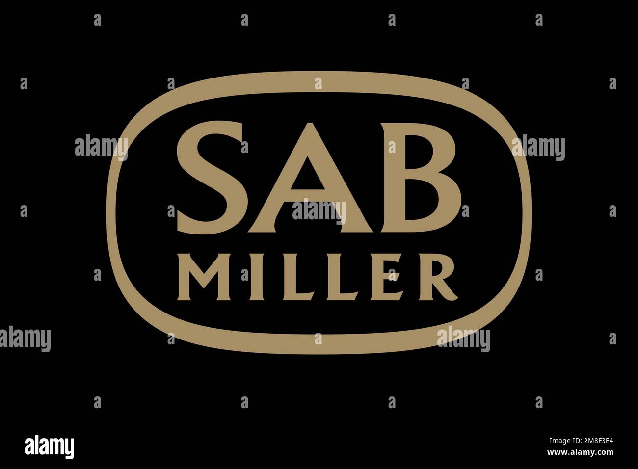 SABMiller, Logo, Black background Stock Photo - Alamy