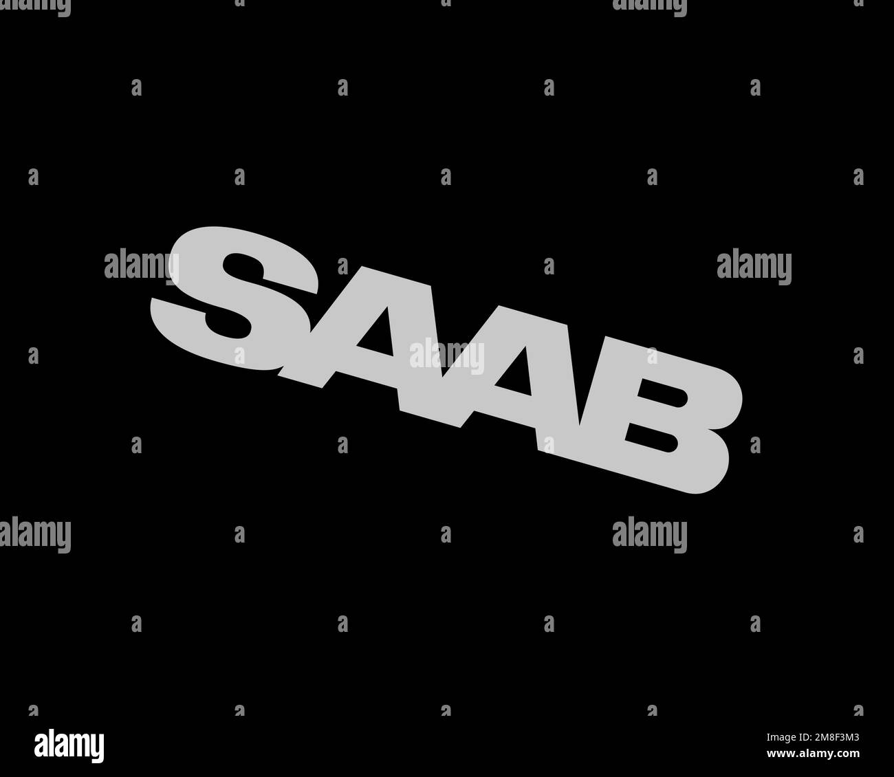 Saab logo Black and White Stock Photos & Images - Alamy