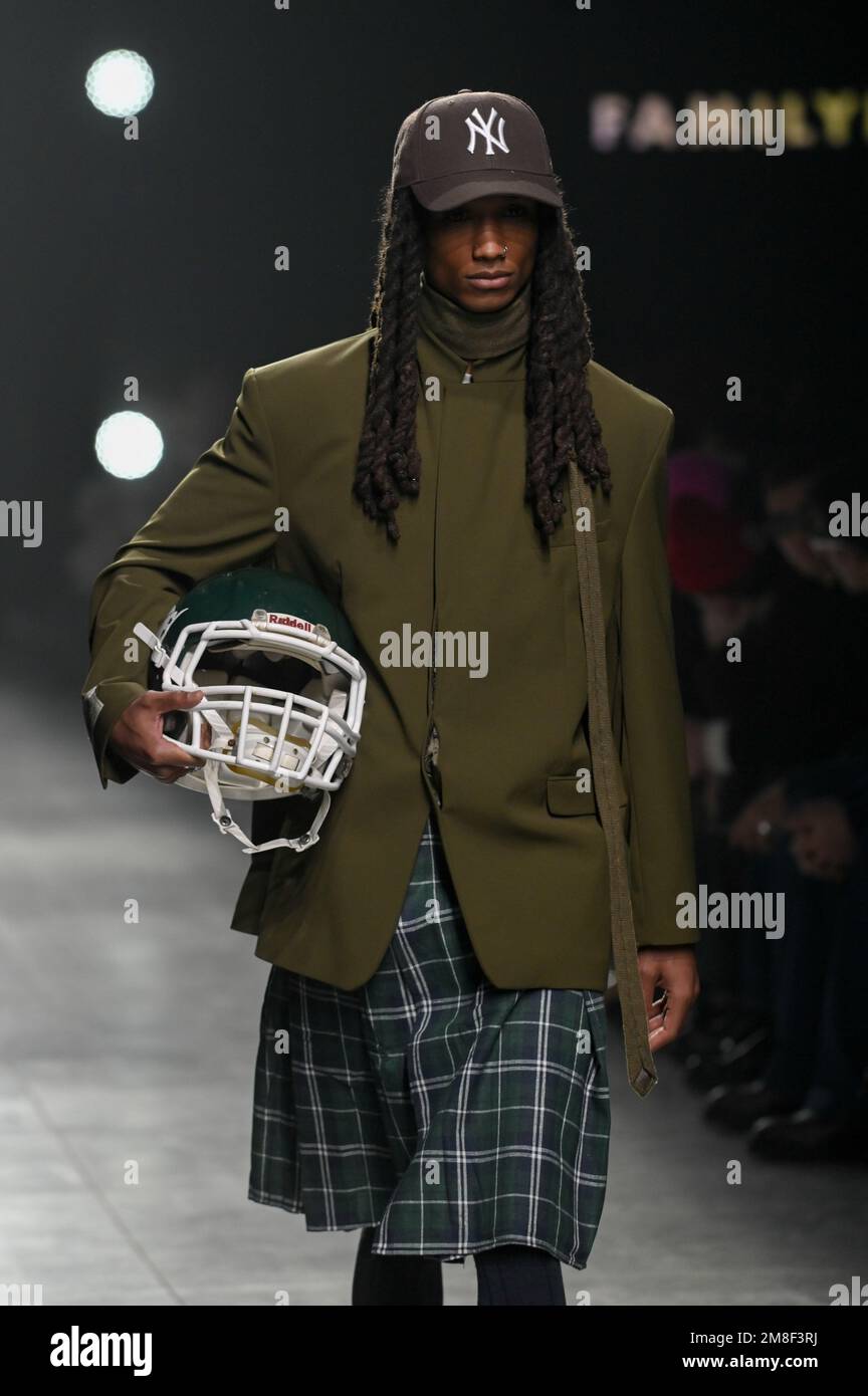Milan, Italy. 13th Jan, 2023. Milan, Men Fashion Week, Fall Winter 2023 ...