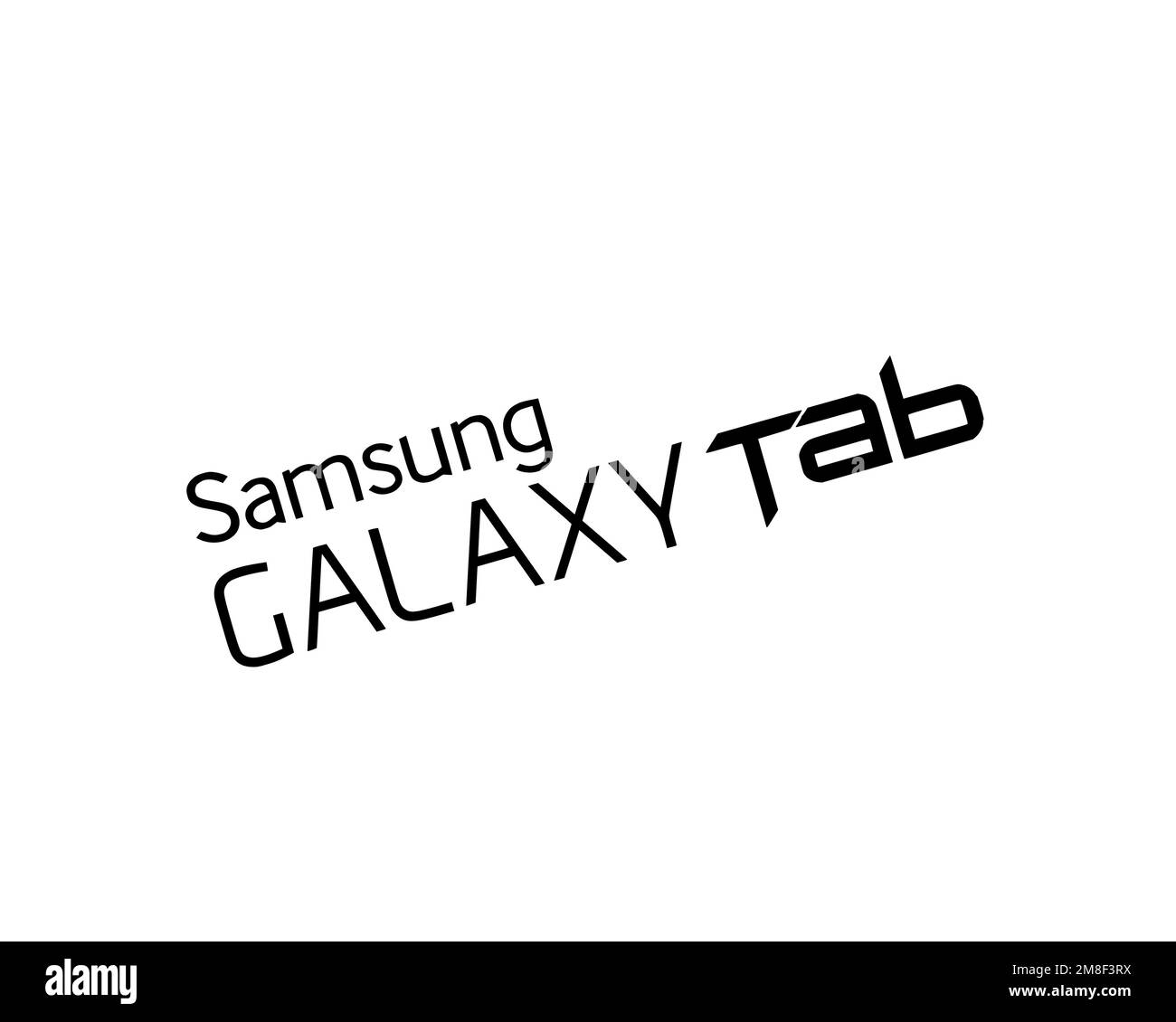 Samsung Galaxy Tab Pro 10. 1, Rotated Logo, White Background Stock ...