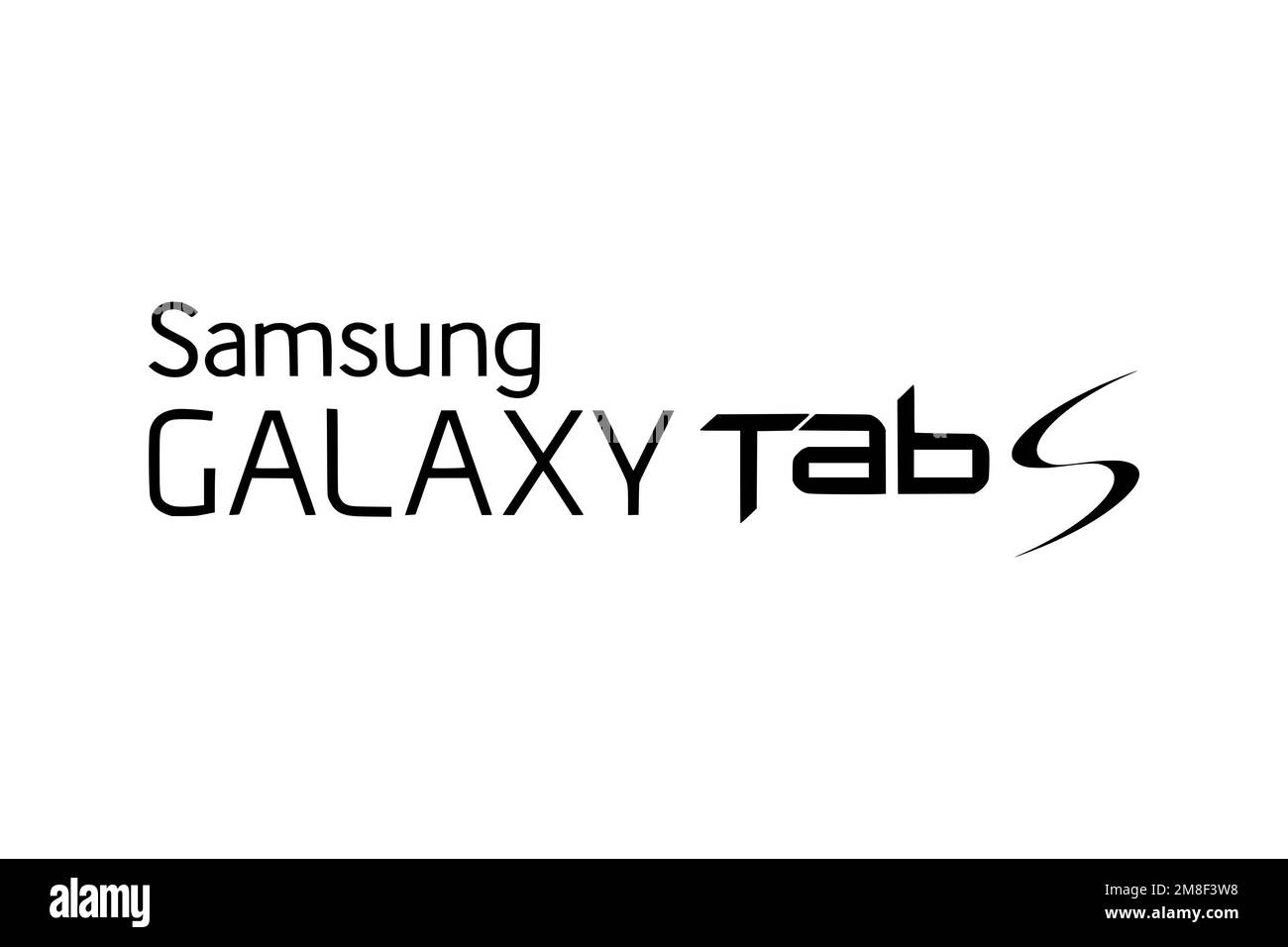 Samsung Galaxy Tab S 8. 4, Logo, White Background Stock Photo - Alamy