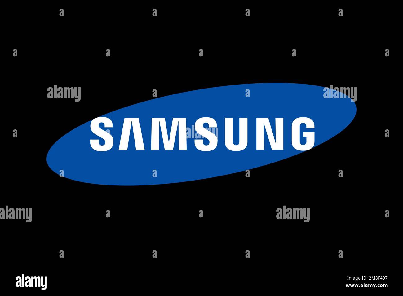 Samsung India Software Centre, Logo, Black background Stock Photo - Alamy
