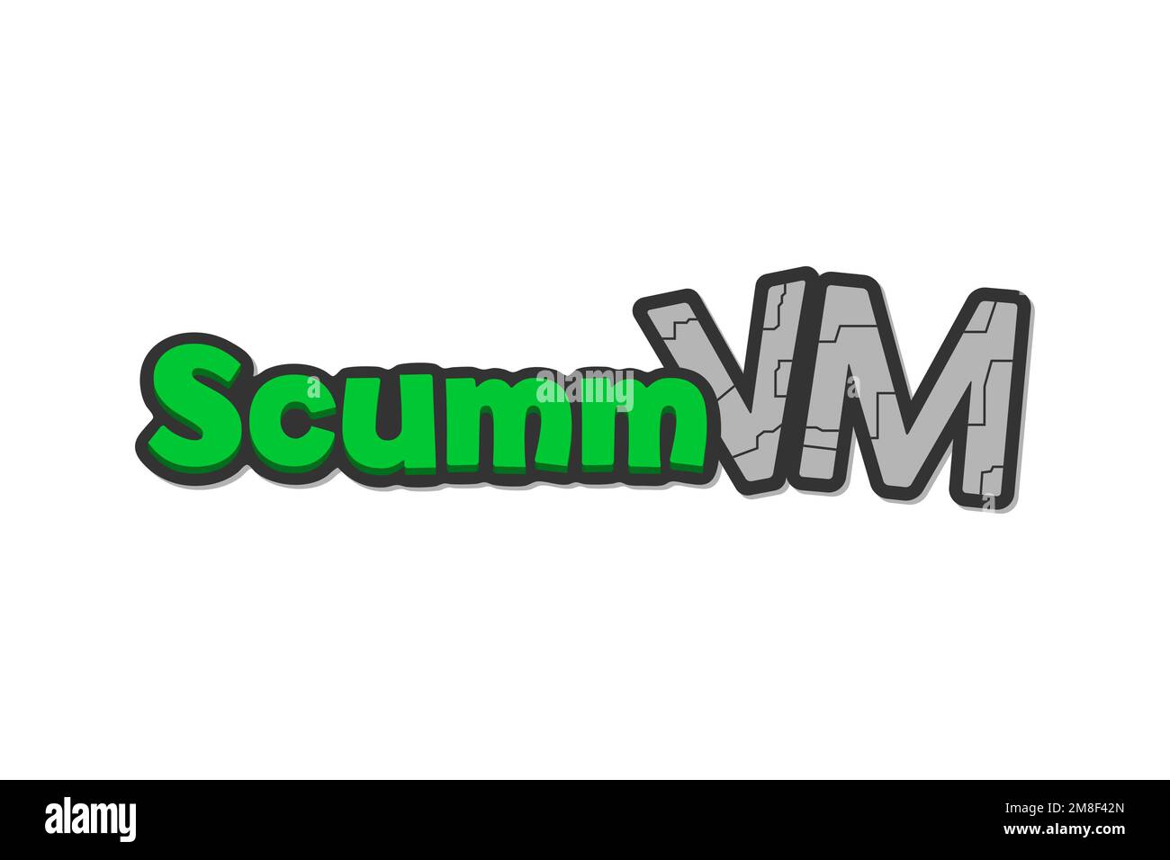ScummVM, Logo, White background Stock Photo - Alamy