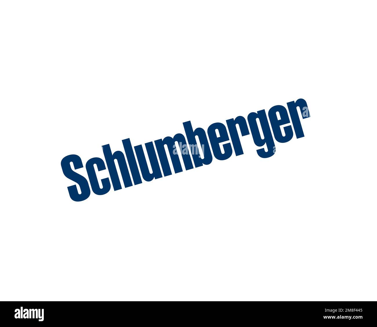 Schlumberger, rotated logo, white background Stock Photo - Alamy