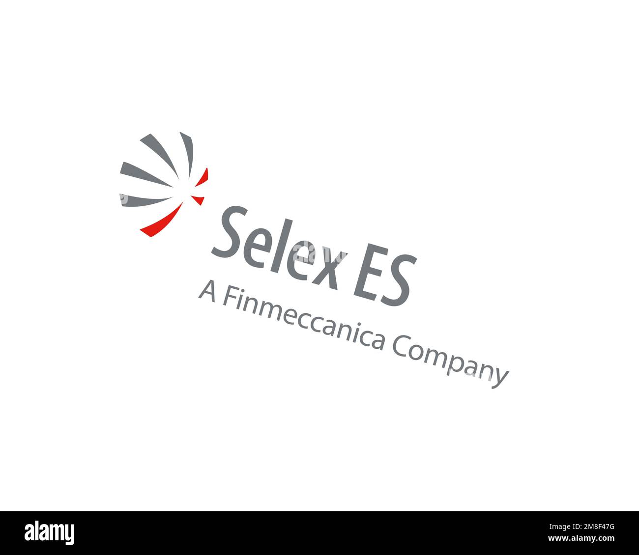 Selex ES, rotated logo, white background B Stock Photo - Alamy