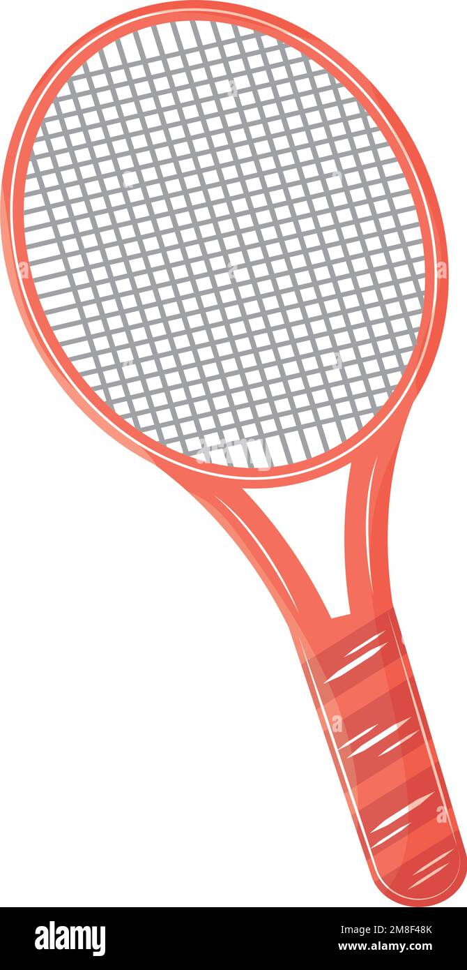 Isolated colored tennis racket icon Vector Stock Vector Image & Art - Alamy