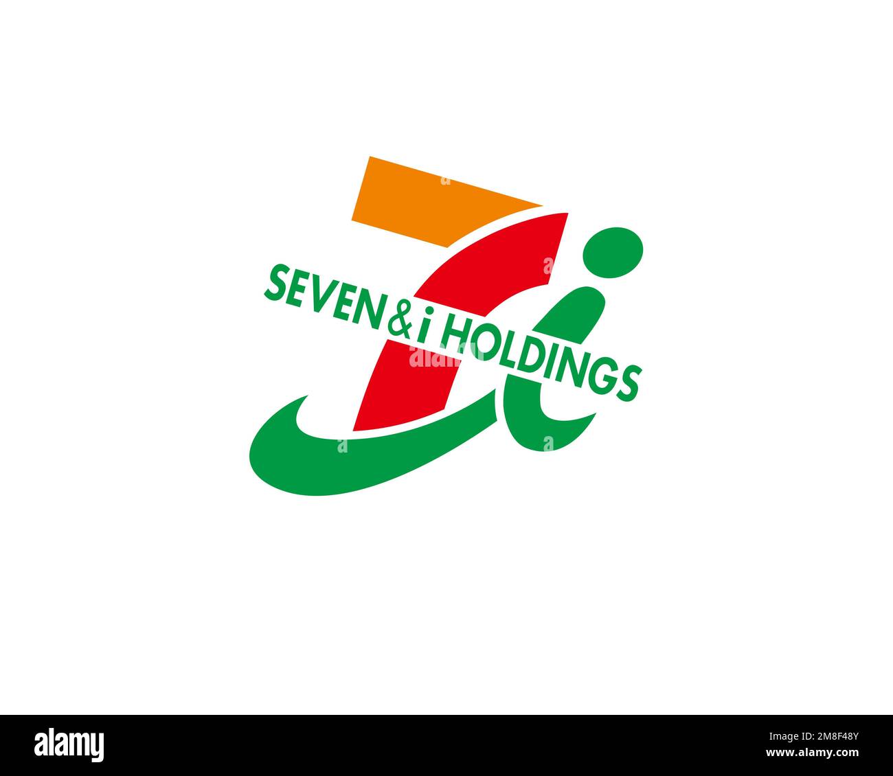 Seven & I Holdings Co. rotated logo, white background B Stock Photo - Alamy