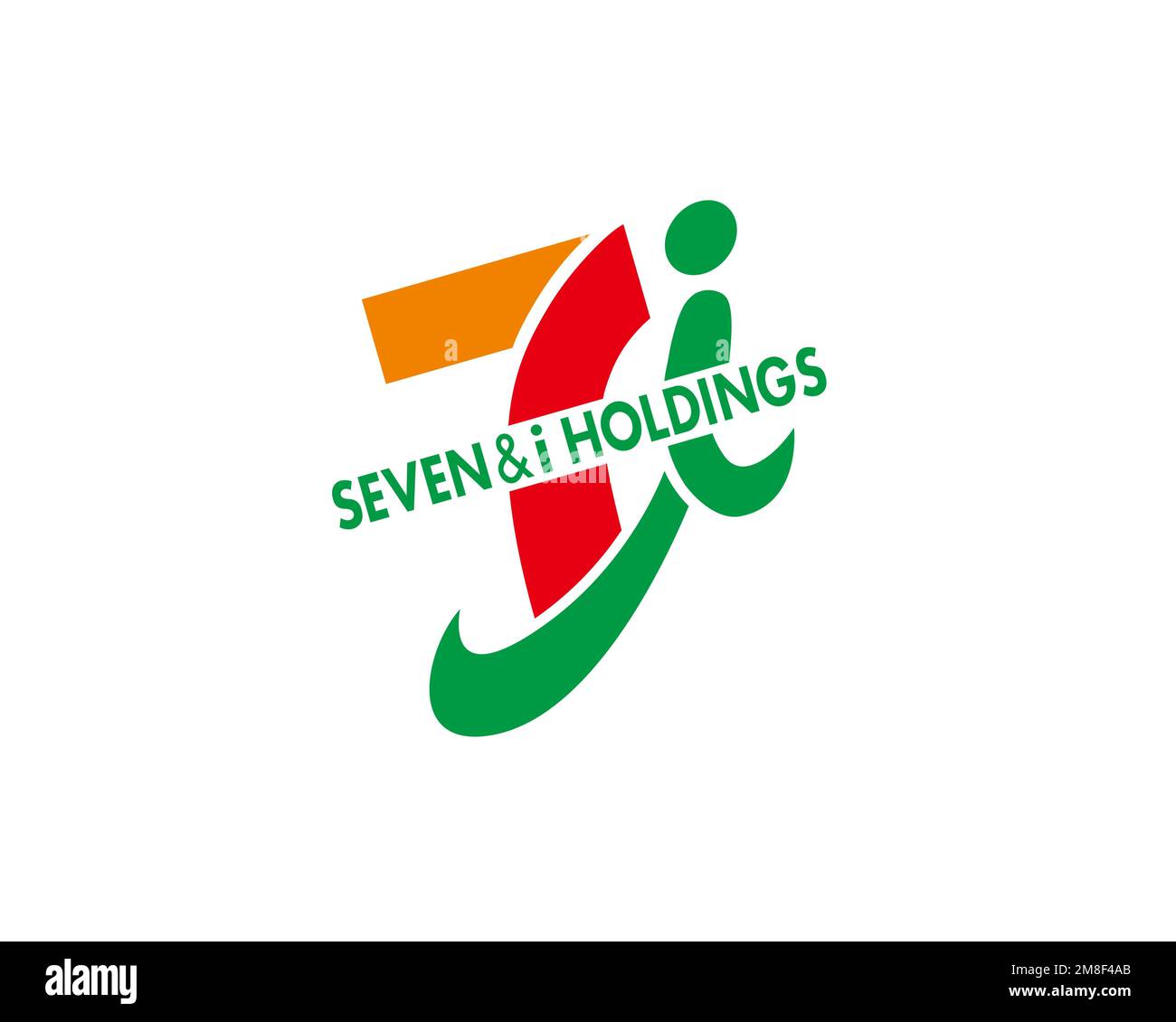 Seven & I Holdings Co. rotated logo, white background Stock Photo - Alamy