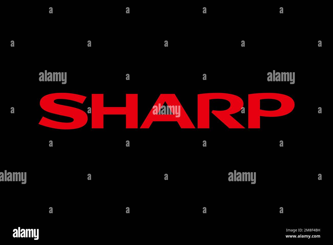 Sharp Solar, Logo, Black background Stock Photo - Alamy
