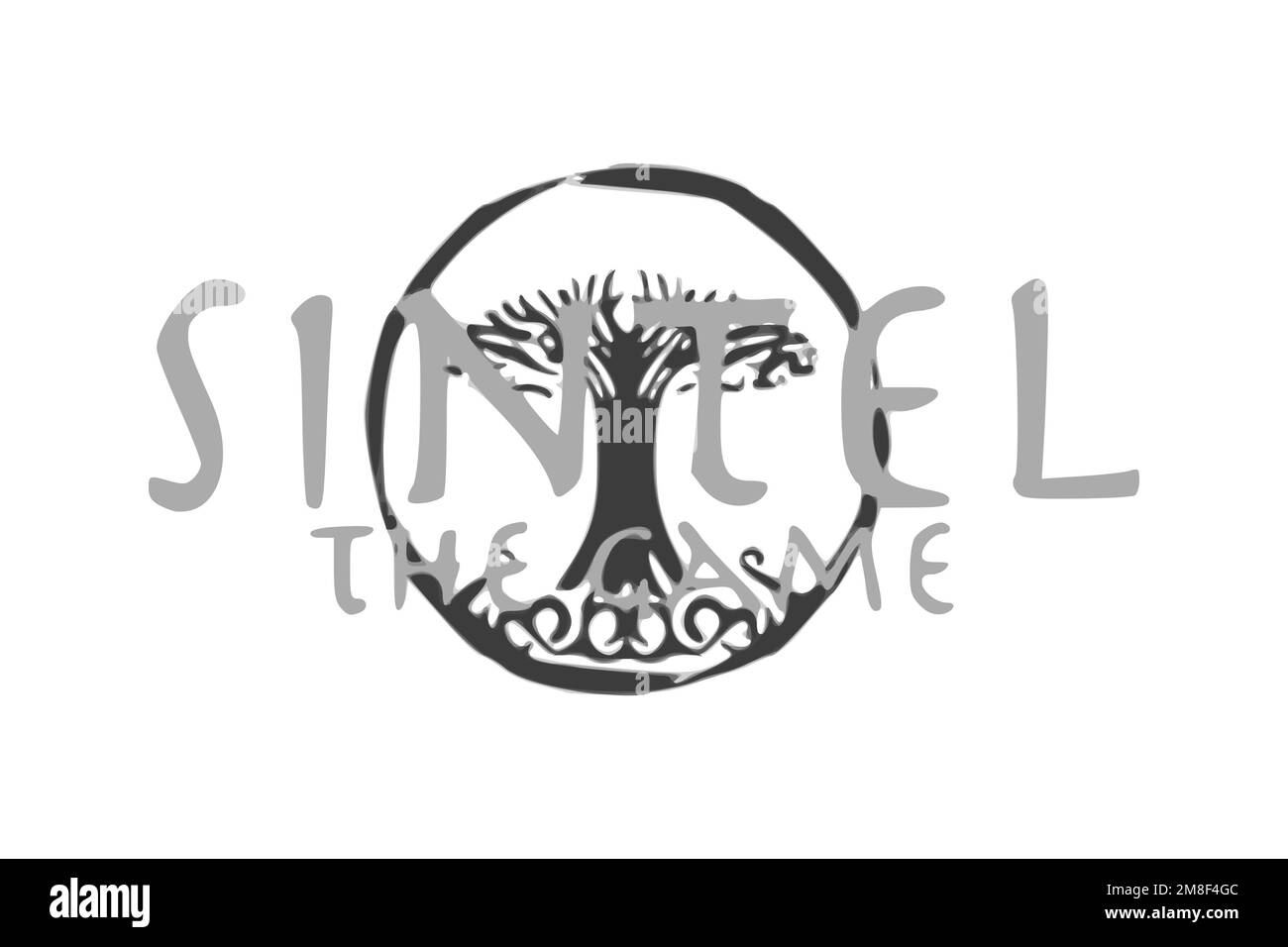 Sintel The Game, Logo, White Background Stock Photo - Alamy