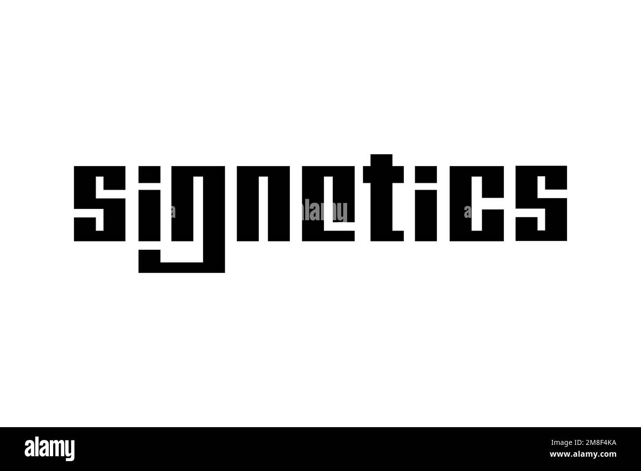 Signetics, Logo, White background Stock Photo - Alamy
