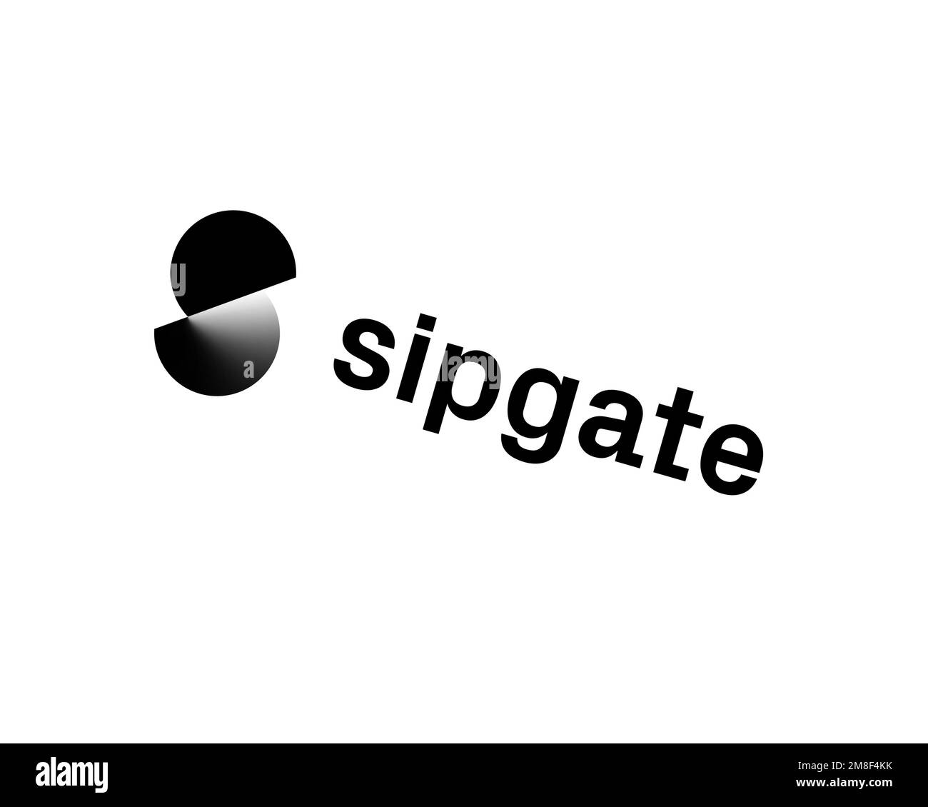 Sipgate, rotated logo, white background B Stock Photo - Alamy