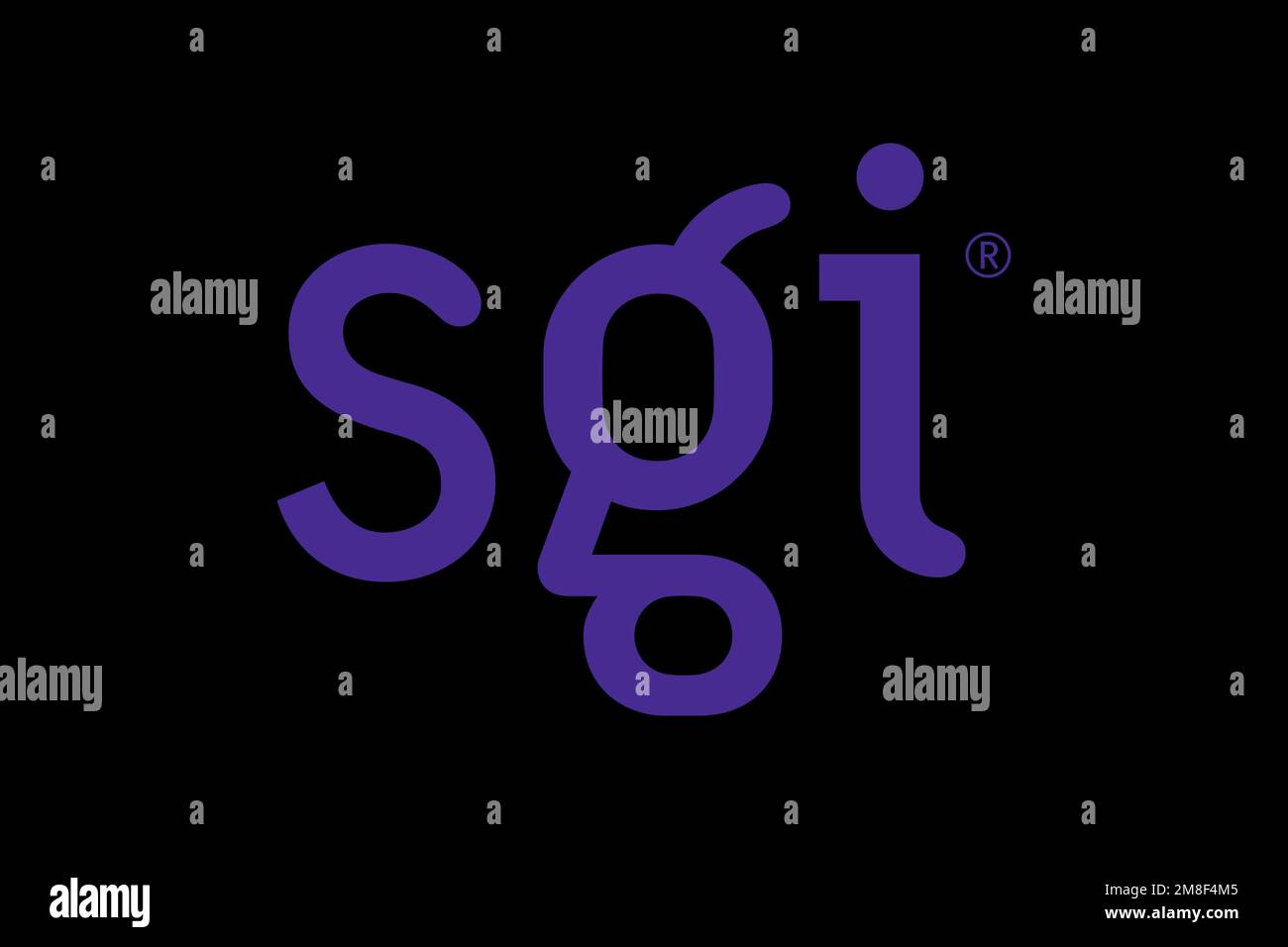 Silicon Graphics, Logo, Black background Stock Photo - Alamy
