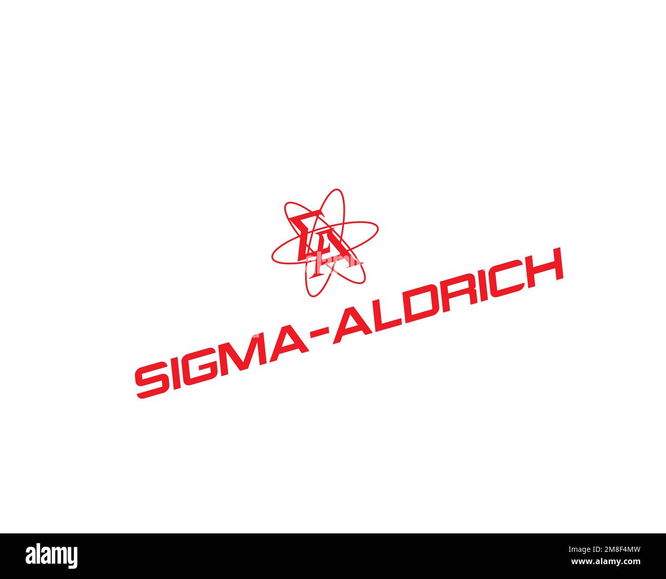 Sigma Aldrich, rotated logo, white background Stock Photo - Alamy