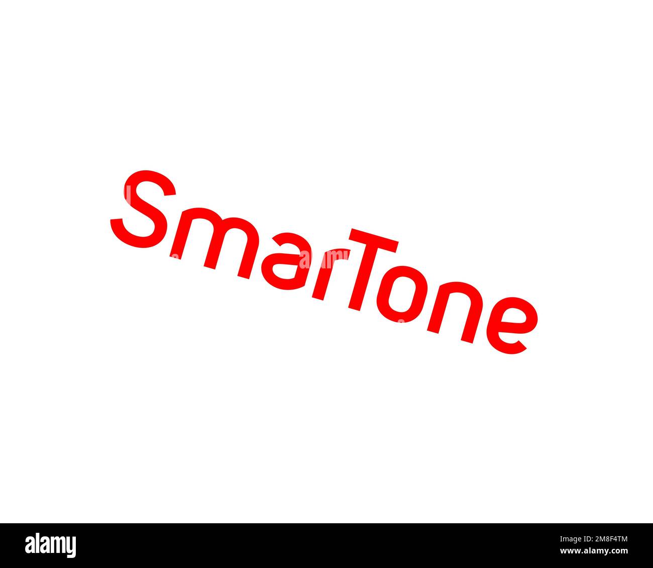 SmarTone, rotated logo, white background B Stock Photo - Alamy