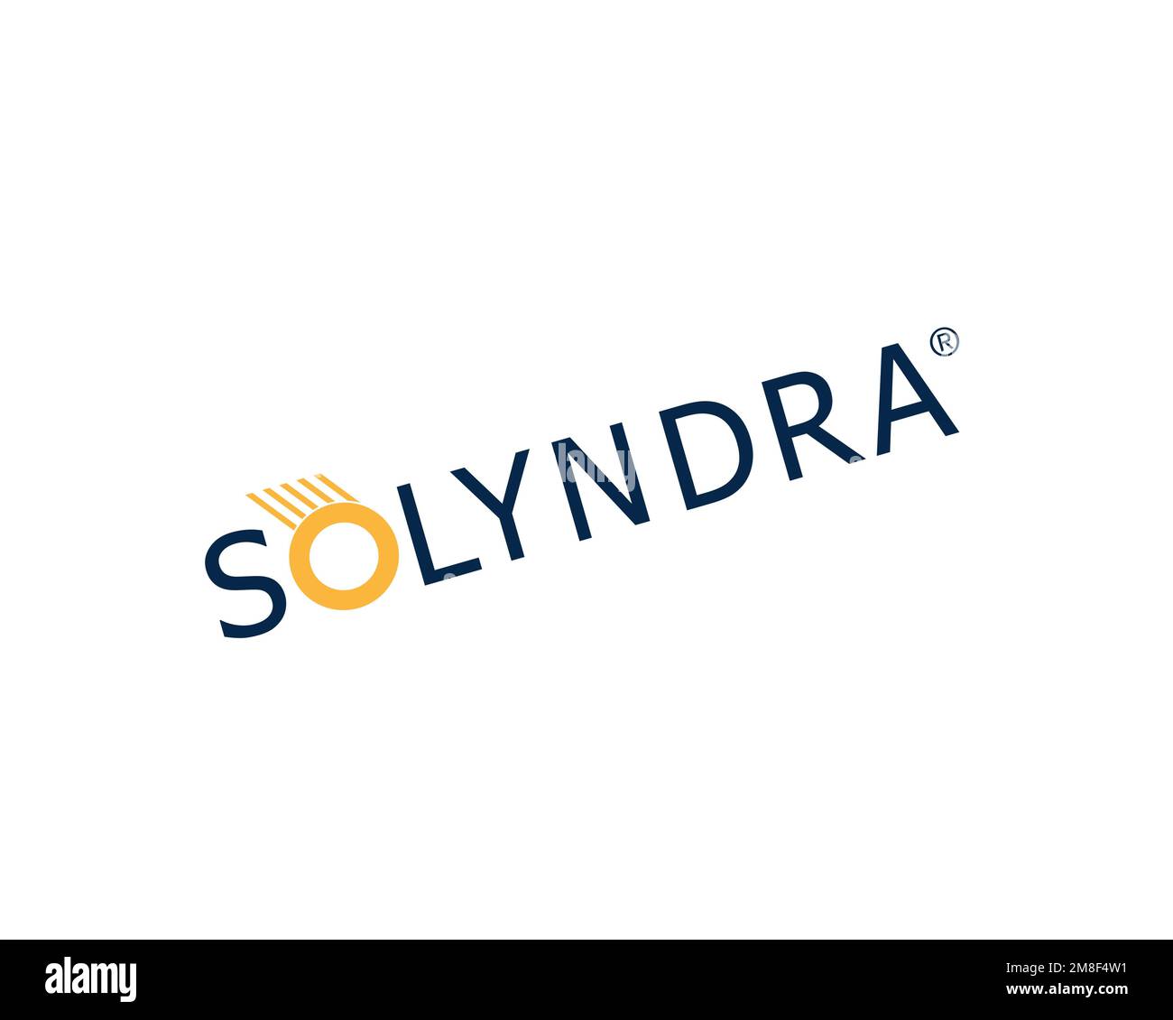 Solyndra, Rotated Logo, White Background Stock Photo - Alamy