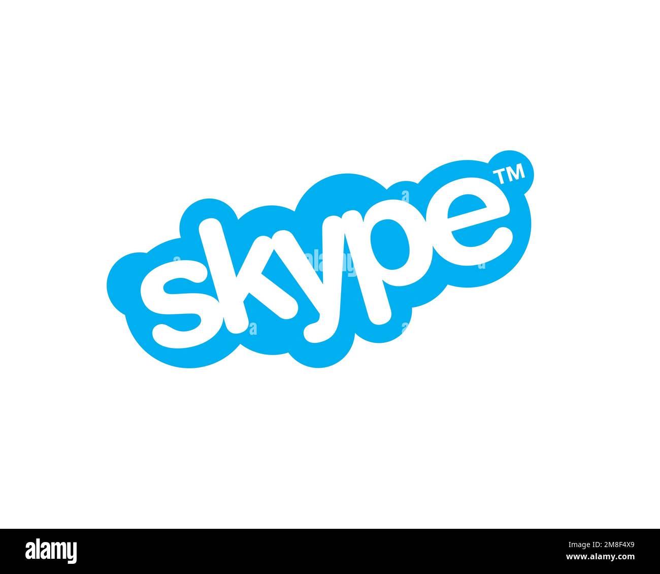 Skype Technologies, rotated logo, white background Stock Photo - Alamy