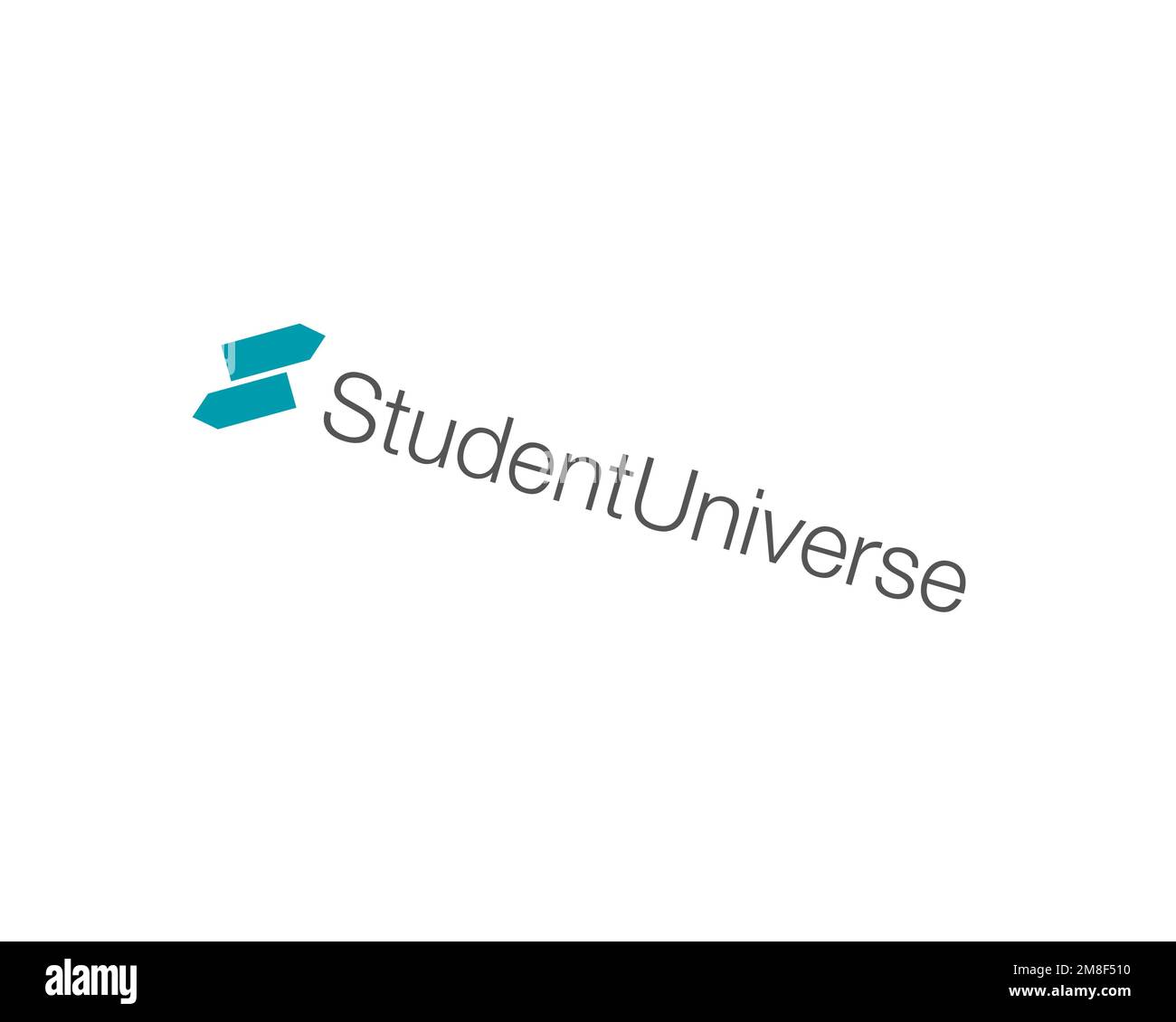 StudentUniverse, rotated logo, white background B Stock Photo - Alamy
