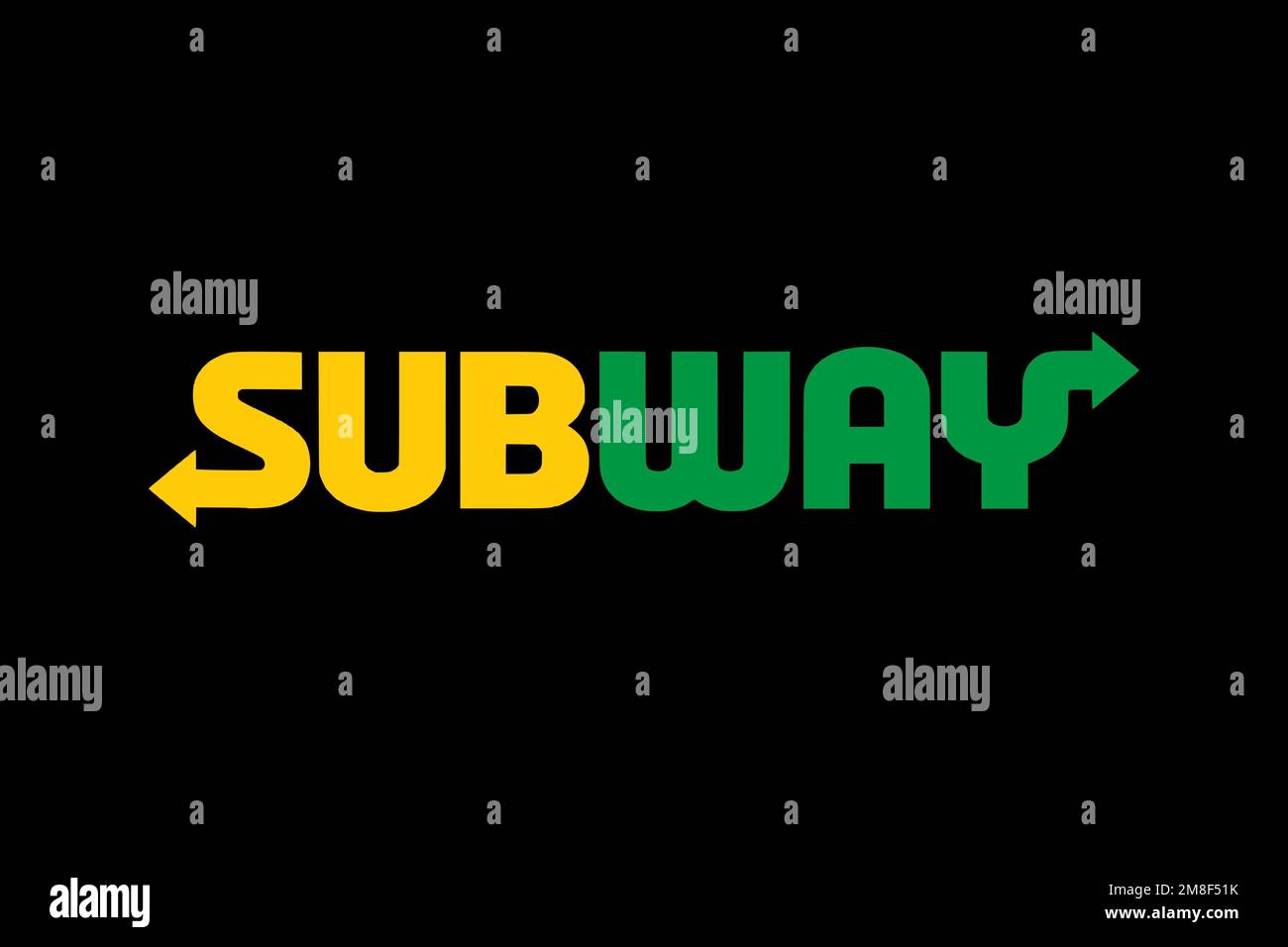 Subway fast food trademark hi-res stock photography and images - Alamy