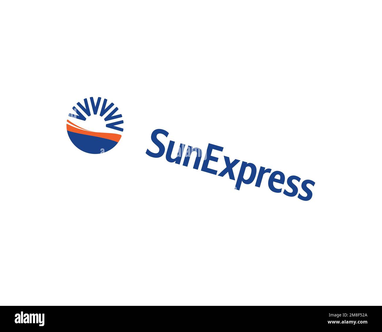 SunExpress, rotated logo, white background B Stock Photo - Alamy
