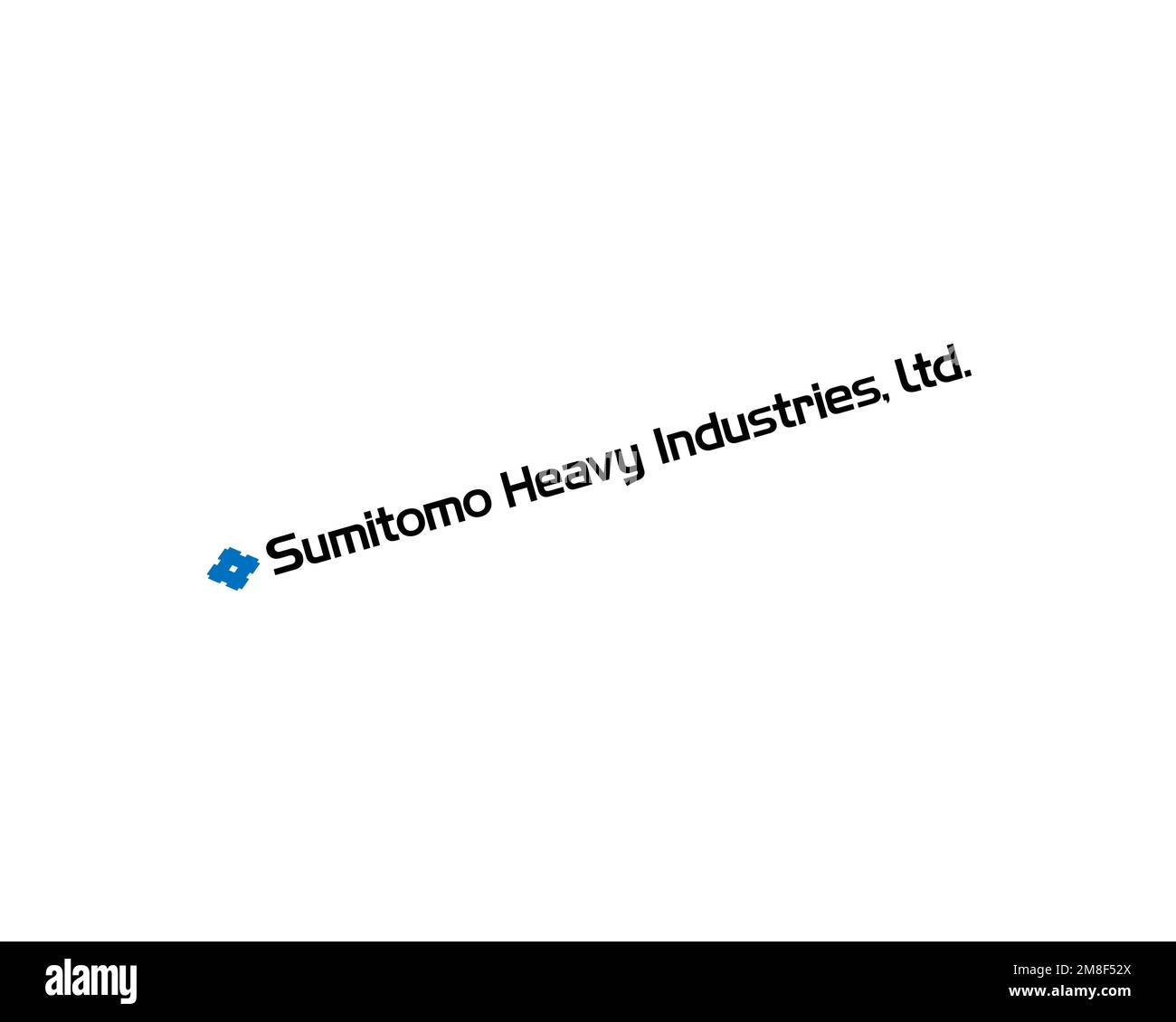 Sumitomo Heavy Industries, rotated logo, white background Stock Photo ...