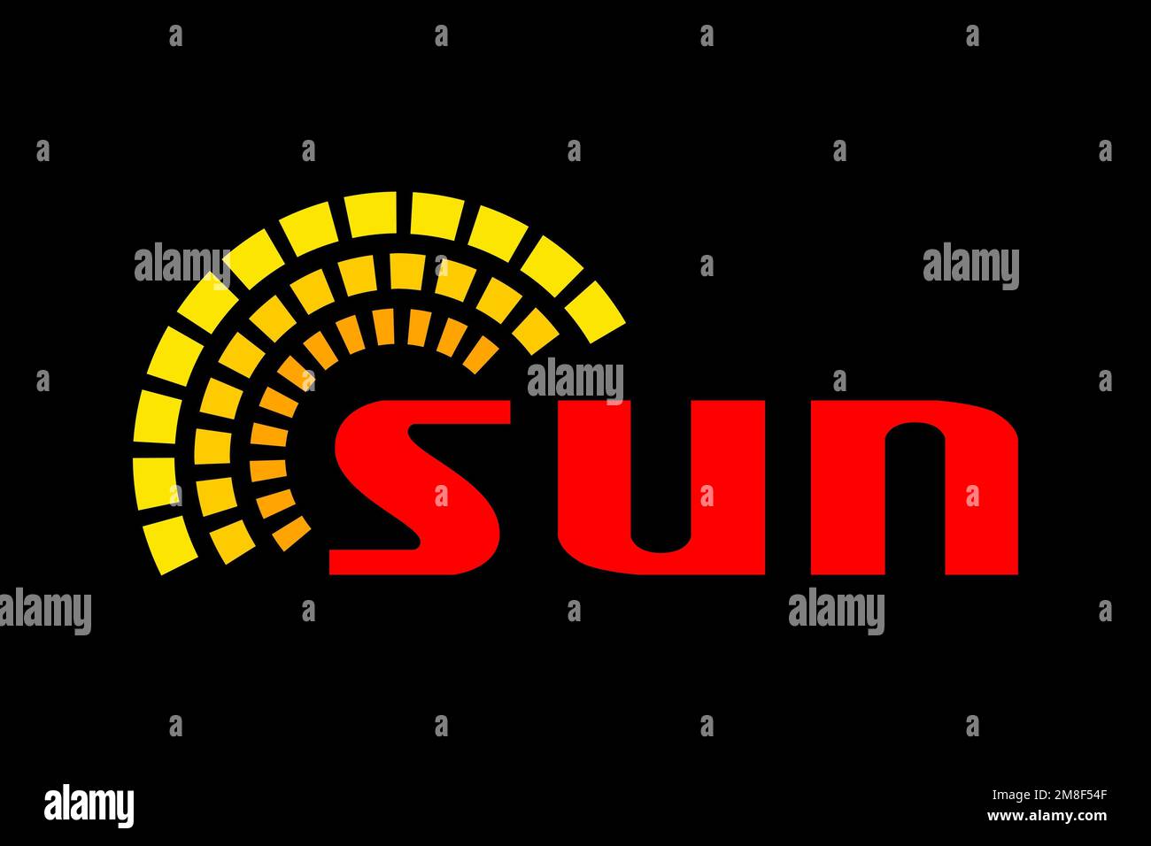 Sun Cellular, Logo, Black background Stock Photo - Alamy