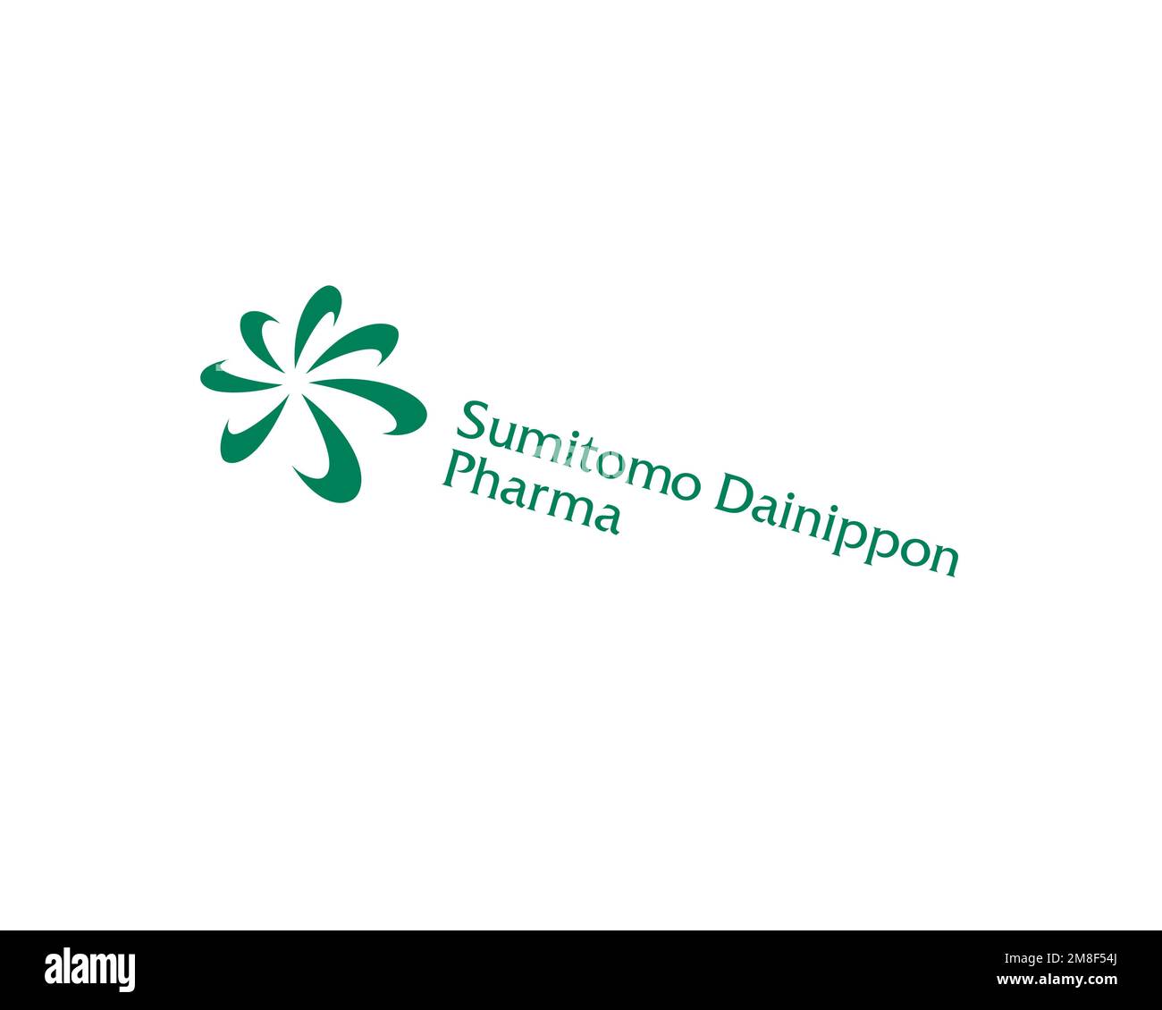 Sumitomo Dainippon Pharma, rotated logo, white background B Stock Photo ...